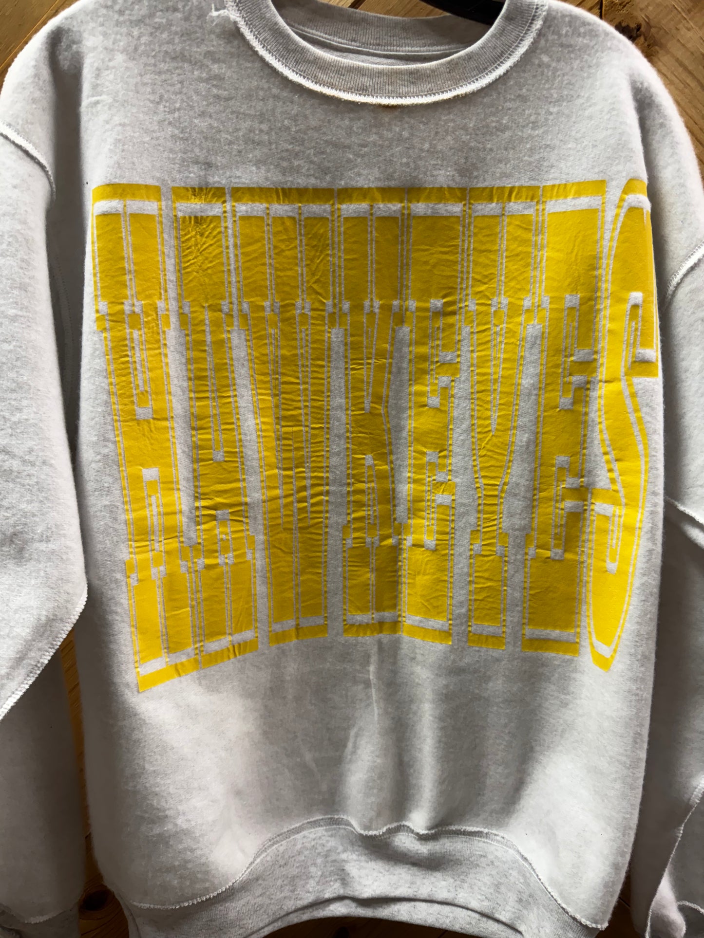 IA/HAWKEYES REVERSIBLE Graphic Sweatshirt *AS IS* – BAD HABIT BOUTIQUE